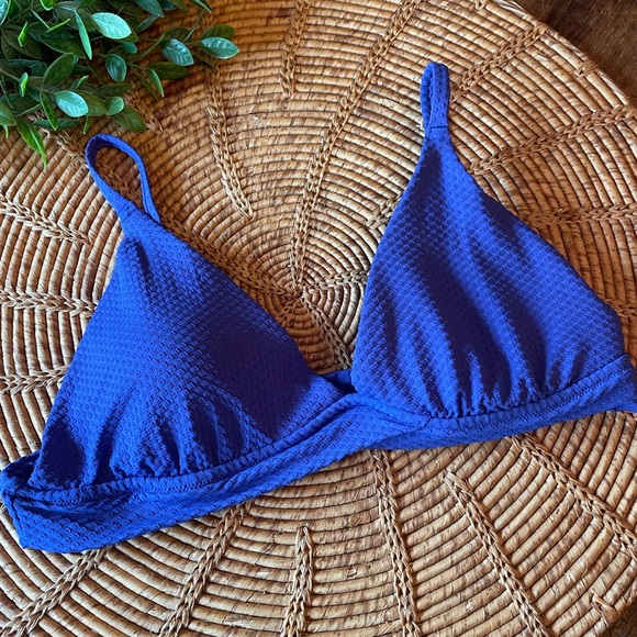 aerie | Swim | New Aerie Royal Blue Triangle Bikini Top | Poshmark
